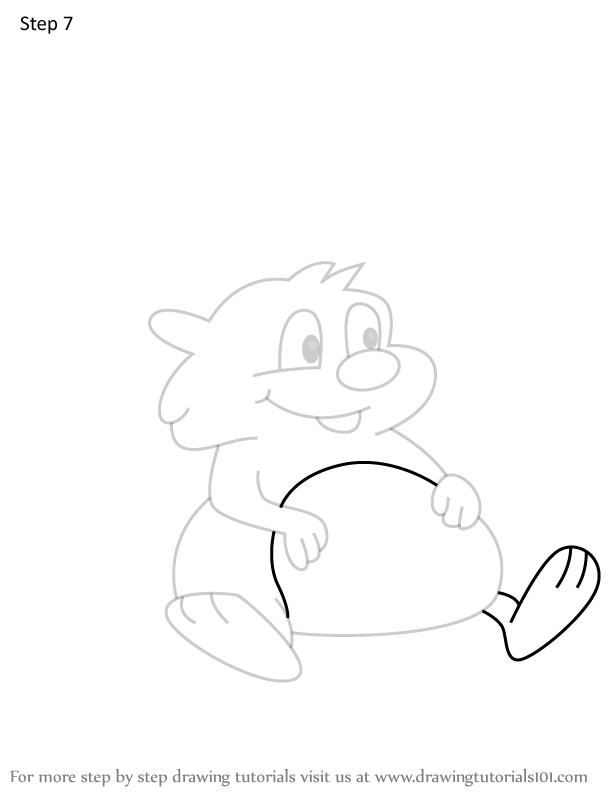 How to Draw Slapsy from Putt-Putt (Putt-Putt) Step by Step ...