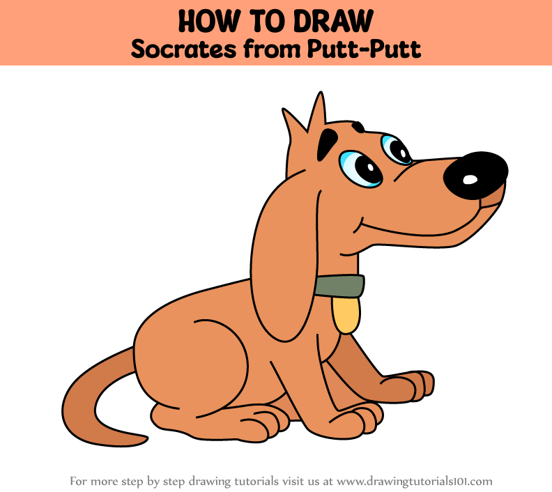 How to Draw Socrates from Putt-Putt (Putt-Putt) Step by Step ...
