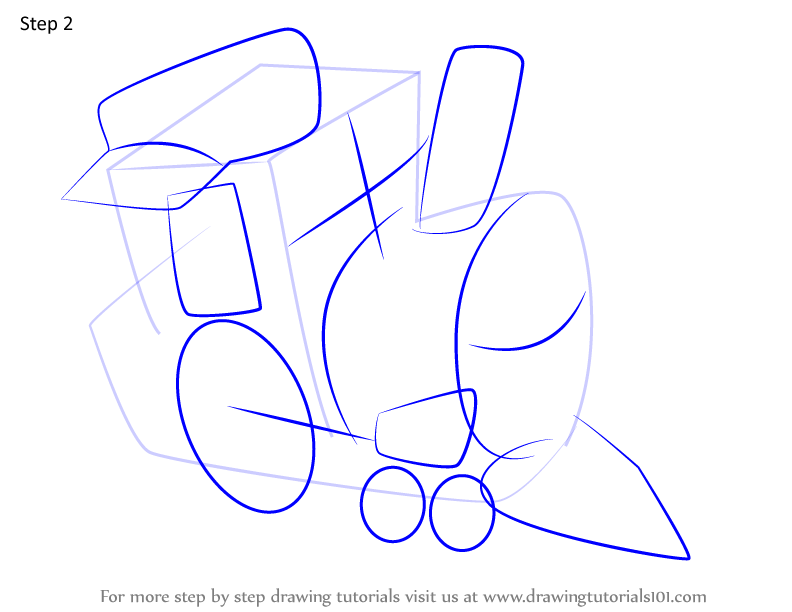 How to Draw Tobias T. Train from Putt-Putt (Putt-Putt) Step by Step ...