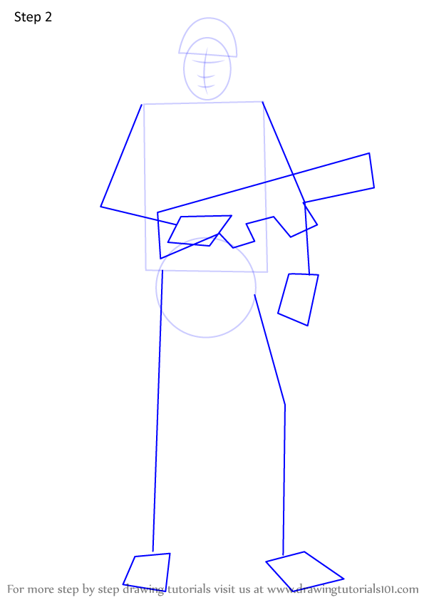 How to Draw Buck from Rainbow Six Siege (Rainbow Six Siege) Step by ...