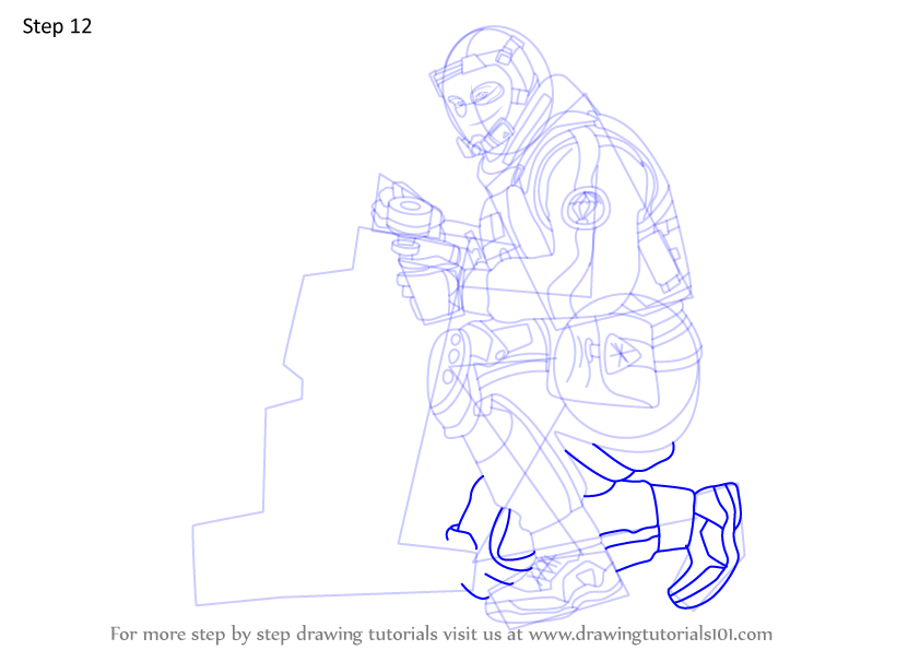 How to Draw Lion from Rainbow Six Siege (Rainbow Six Siege) Step by ...