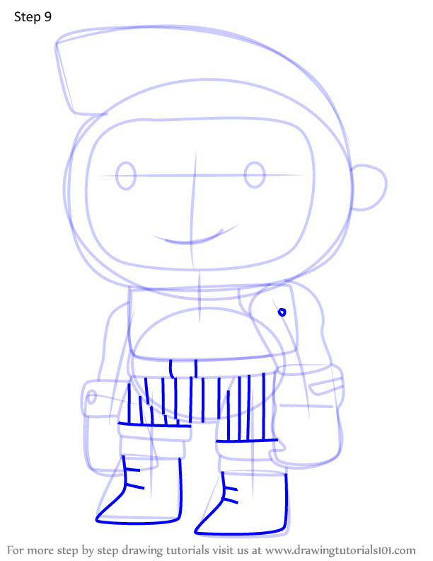 How to Draw Bruiser from Scribblenauts (Scribblenauts) Step by Step ...