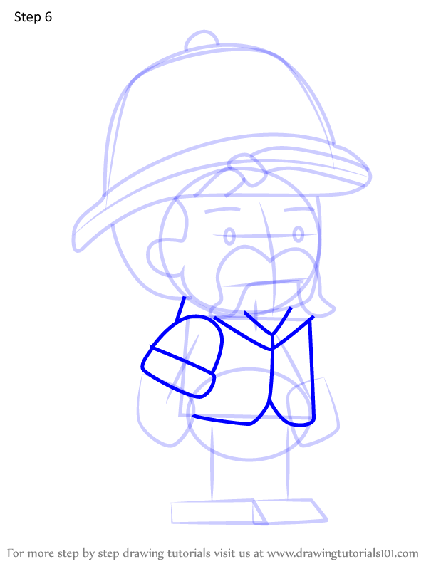 How to Draw Edmund from Scribblenauts (Scribblenauts) Step by Step ...