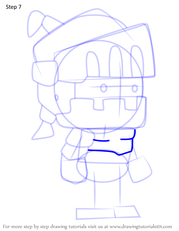 How to Draw Gwen from Scribblenauts (Scribblenauts) Step by Step ...