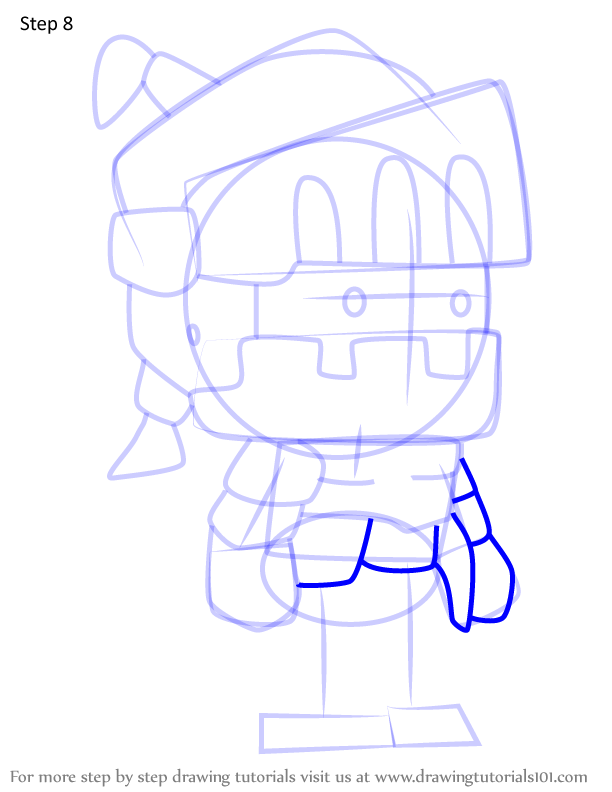 How to Draw Gwen from Scribblenauts (Scribblenauts) Step by Step ...