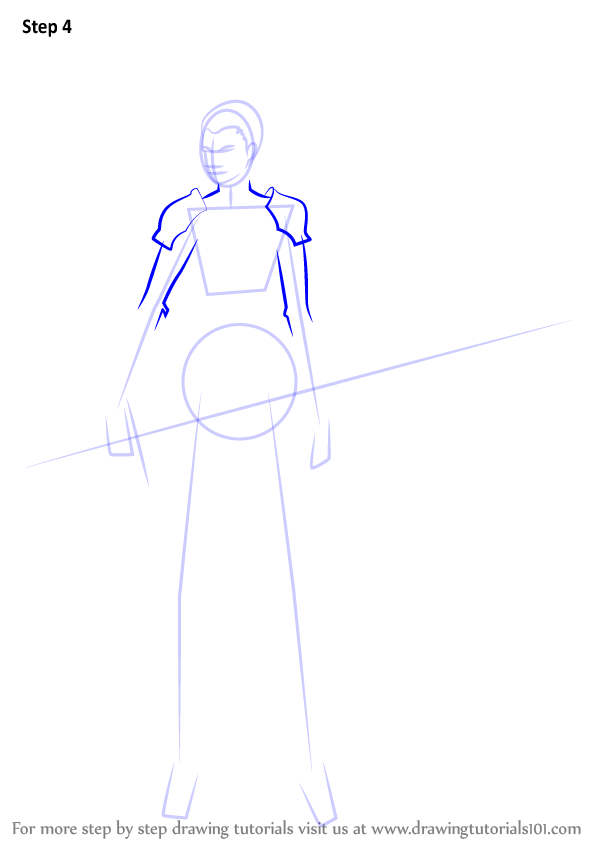 How to Draw Ii Naotora from Sengoku BASARA (Sengoku BASARA) Step by ...