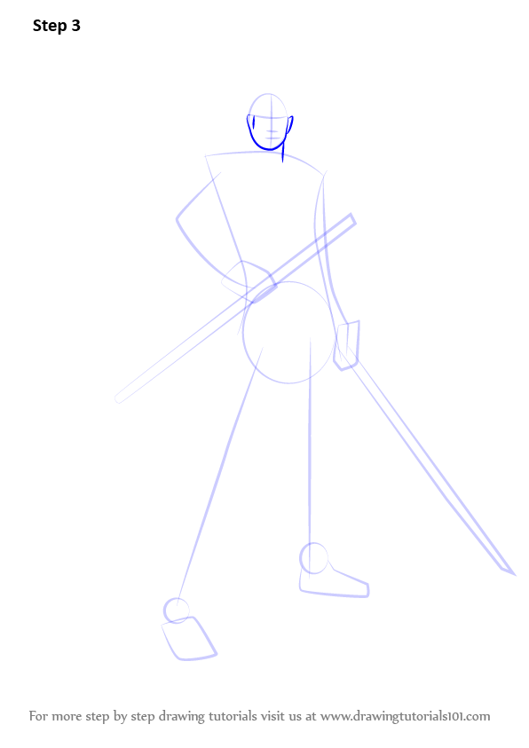 How to Draw Katakura Kojuro from Sengoku BASARA (Sengoku BASARA) Step ...