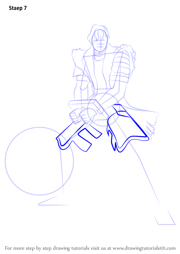 How to Draw Kuroda Kanbei from Sengoku BASARA (Sengoku BASARA) Step by ...