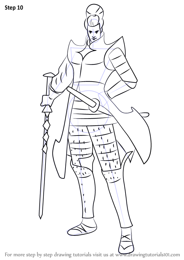 How to Draw Matsunaga Hisahide from Sengoku BASARA (Sengoku BASARA ...