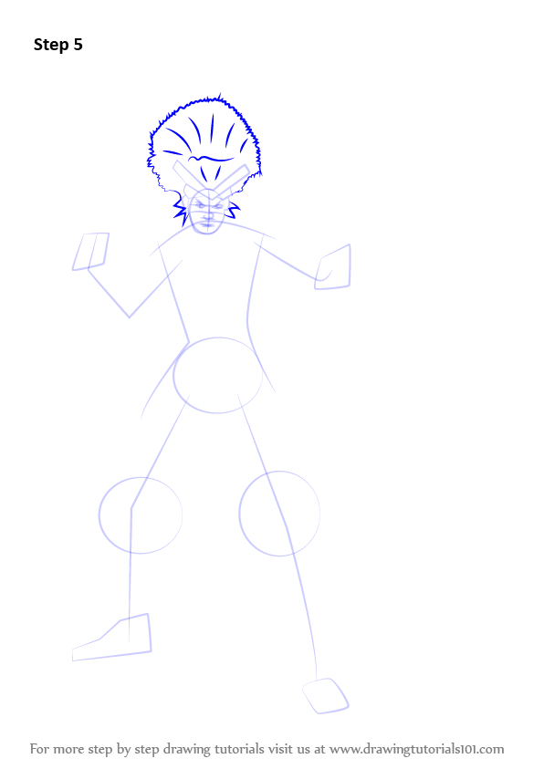 How to Draw Miyamoto Musashi from Sengoku BASARA (Sengoku BASARA) Step ...