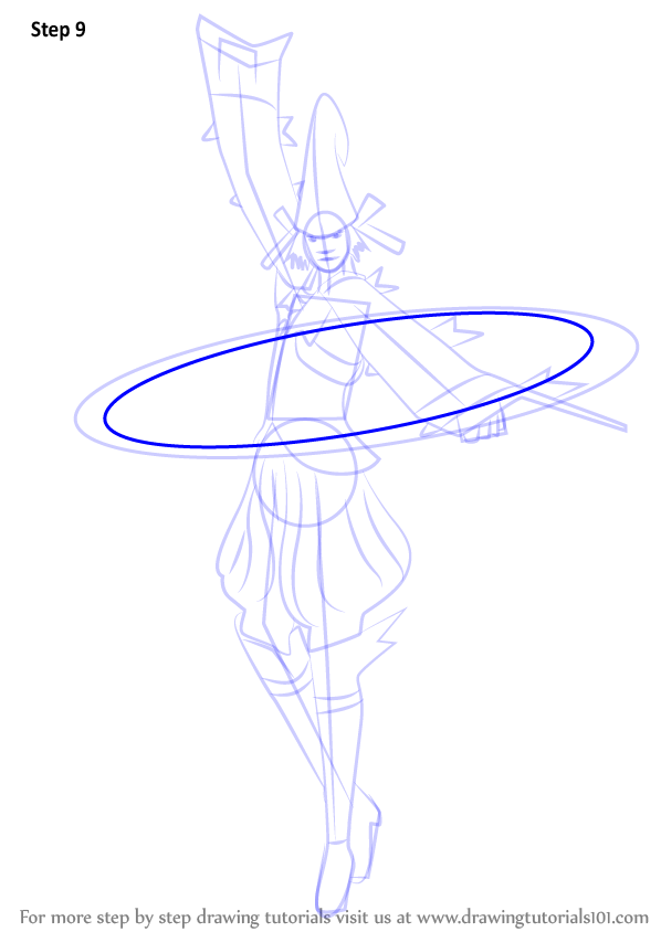 How to Draw Mori Motonari from Sengoku BASARA (Sengoku BASARA) Step by ...