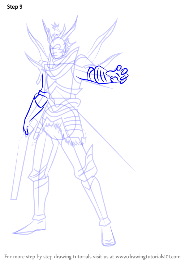 How to Draw Oda Nobunaga from Sengoku BASARA (Sengoku BASARA) Step by ...