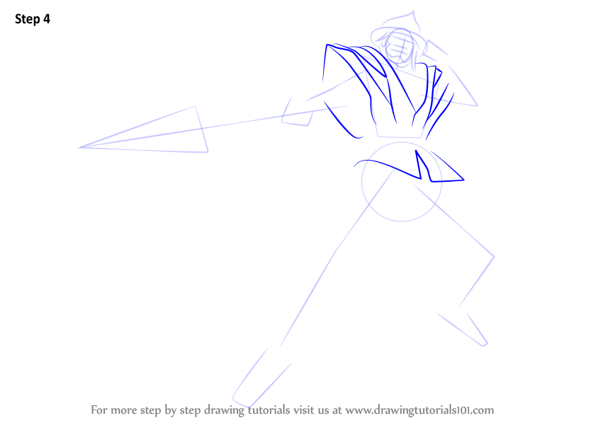 How to Draw Sanada Masayuki from Sengoku BASARA (Sengoku BASARA) Step ...