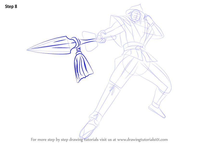How to Draw Sanada Masayuki from Sengoku BASARA (Sengoku BASARA) Step ...