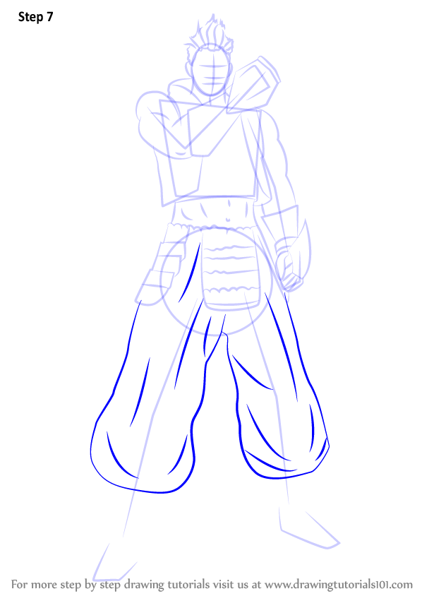 How to Draw Tokugawa Ieyasu from Sengoku BASARA (Sengoku BASARA) Step ...