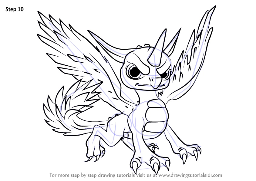 Skylander Whirlwind Coloring Page