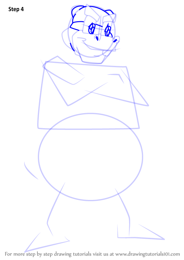 How to Draw Murray from Sly Cooper (Sly Cooper) Step by Step ...