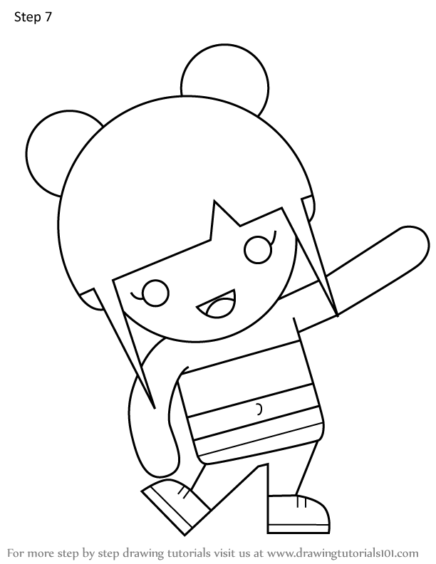 How to Draw Kelly from SongPop (SongPop) Step by Step ...