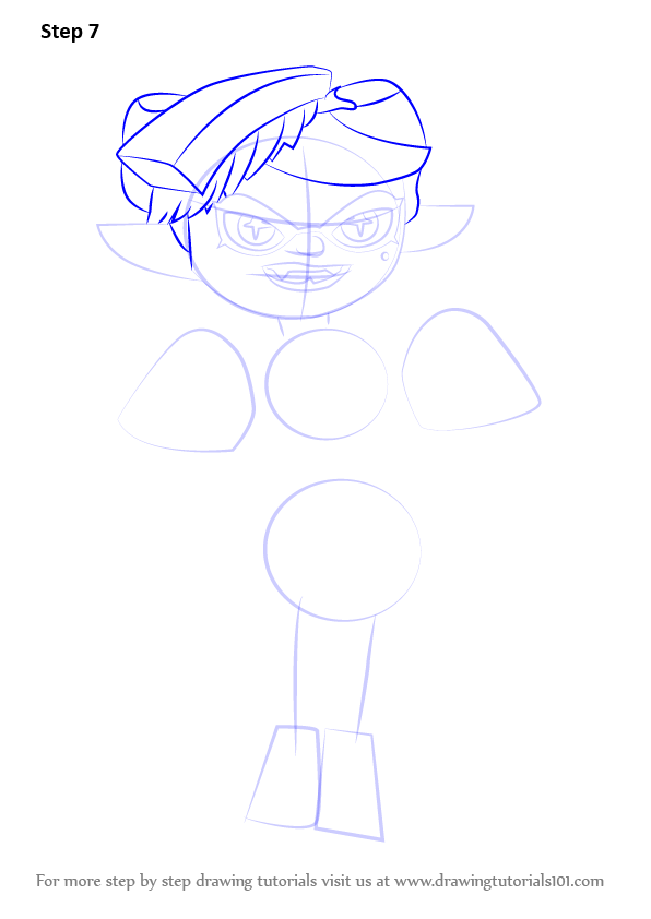 How to Draw Callie from Splatoon (Splatoon) Step by Step ...