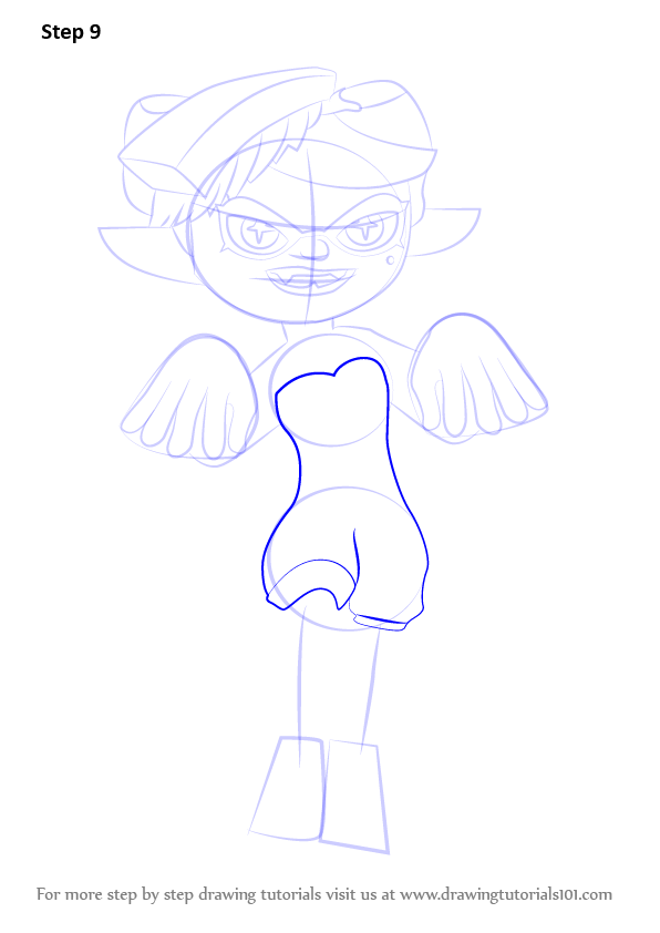 How to Draw Callie from Splatoon (Splatoon) Step by Step ...