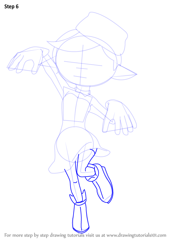 How to Draw Marie from Splatoon (Splatoon) Step by Step ...