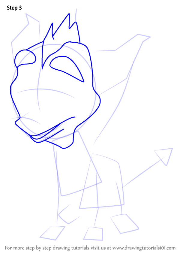 How to Draw Ember from Spyro (Spyro) Step by Step | DrawingTutorials101.com