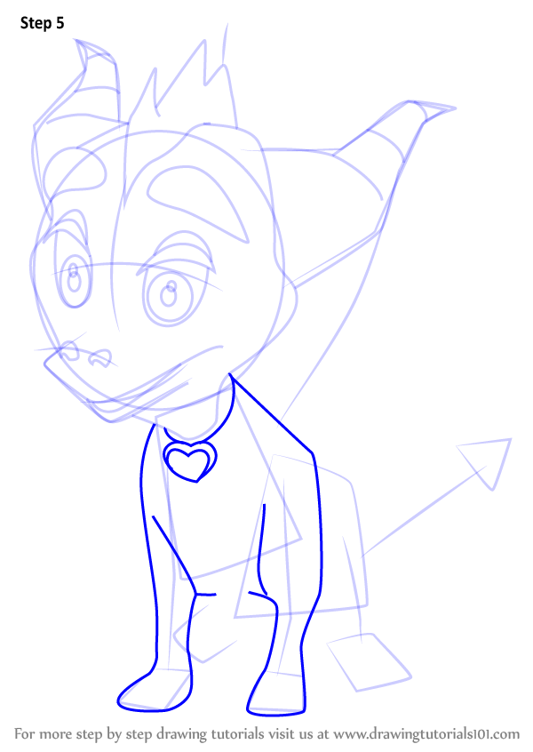 How to Draw Ember from Spyro (Spyro) Step by Step | DrawingTutorials101.com