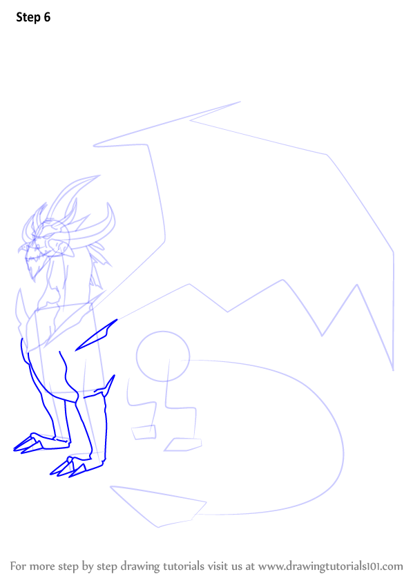 How to Draw Malefor from Spyro (Spyro) Step by Step | DrawingTutorials101.com