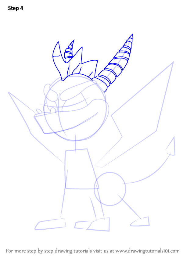 How to Draw Spyro the Dragon from Spyro (Spyro) Step by Step | DrawingTutorials101.com