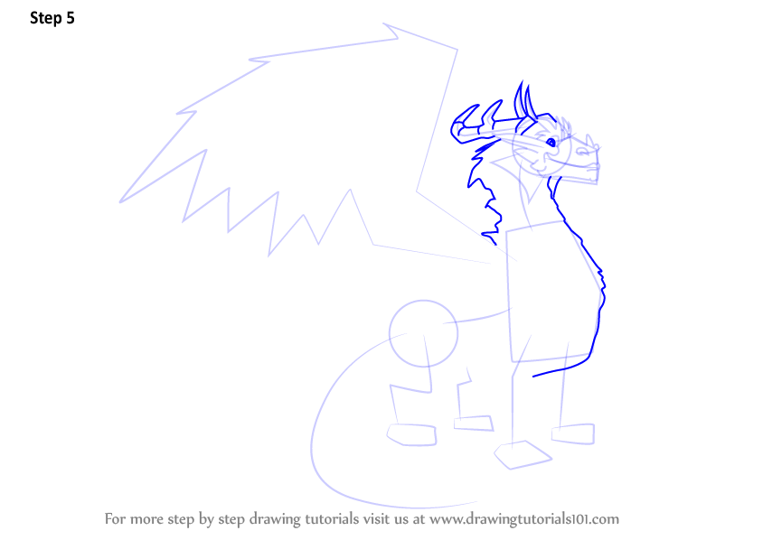 How to Draw Volteer from Spyro (Spyro) Step by Step | DrawingTutorials101.com