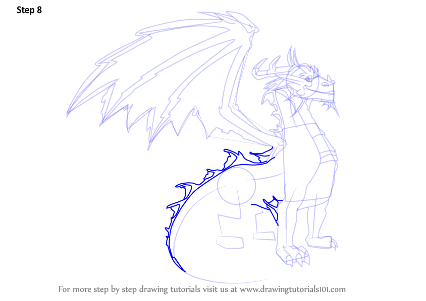 How to Draw Volteer from Spyro (Spyro) Step by Step | DrawingTutorials101.com