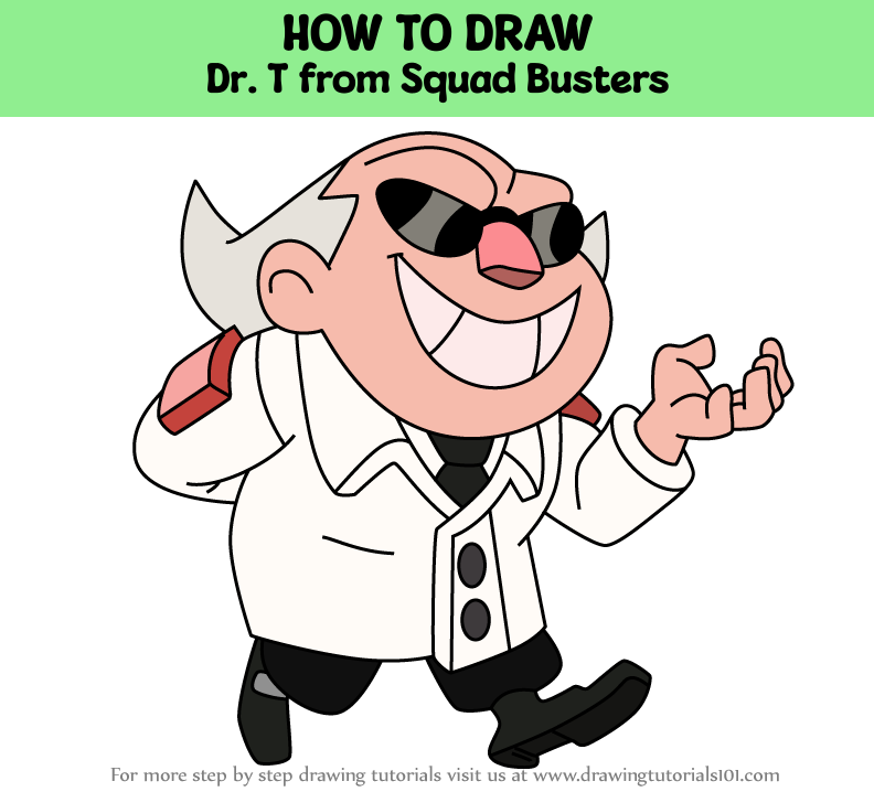 How to Draw Dr. T from Squad Busters (Squad Busters) Step by Step ...