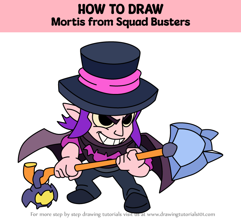 How to Draw Mortis from Squad Busters (Squad Busters) Step by Step ...