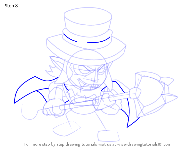 How to Draw Mortis from Squad Busters (Squad Busters) Step by Step ...