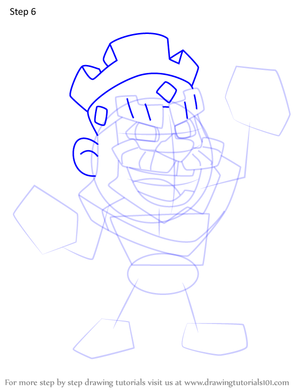 How to Draw Royale King from Squad Busters (Squad Busters) Step by Step ...