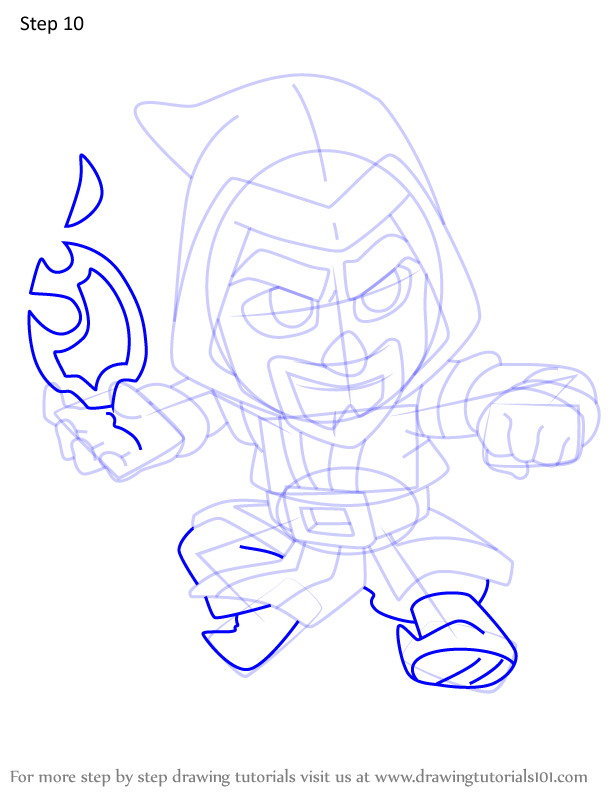 How to Draw Wizard from Squad Busters (Squad Busters) Step by Step ...