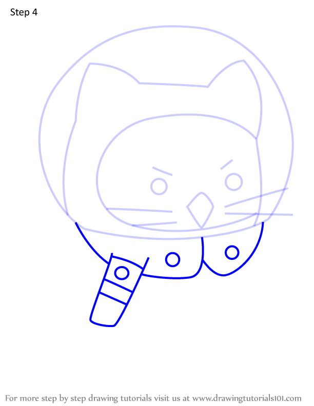 How to Draw Aldrin from StrikeForce Kitty (StrikeForce Kitty) Step by ...