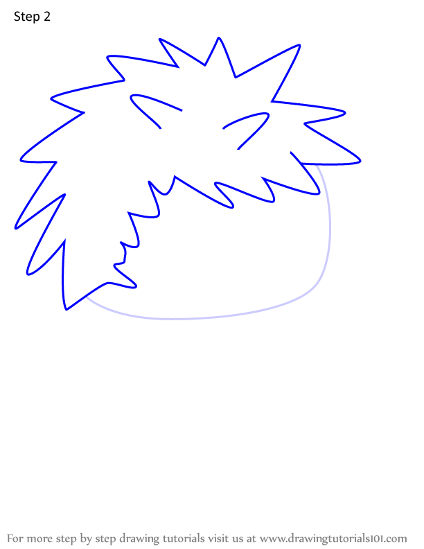 How to Draw Hedgehog from StrikeForce Kitty (StrikeForce Kitty) Step by ...