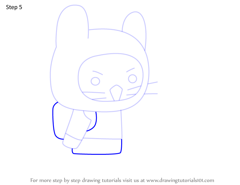 How To Draw A Human Cat