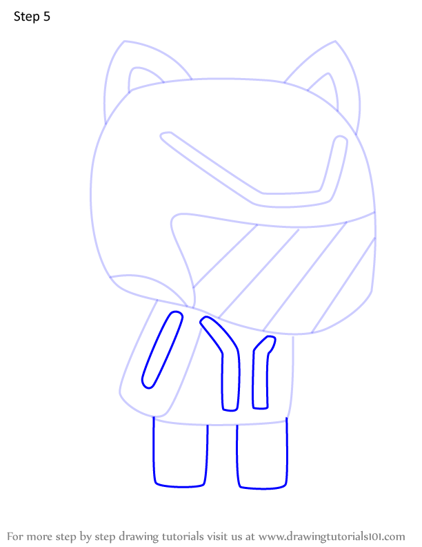 How to Draw Kevin from StrikeForce Kitty (StrikeForce Kitty) Step by ...