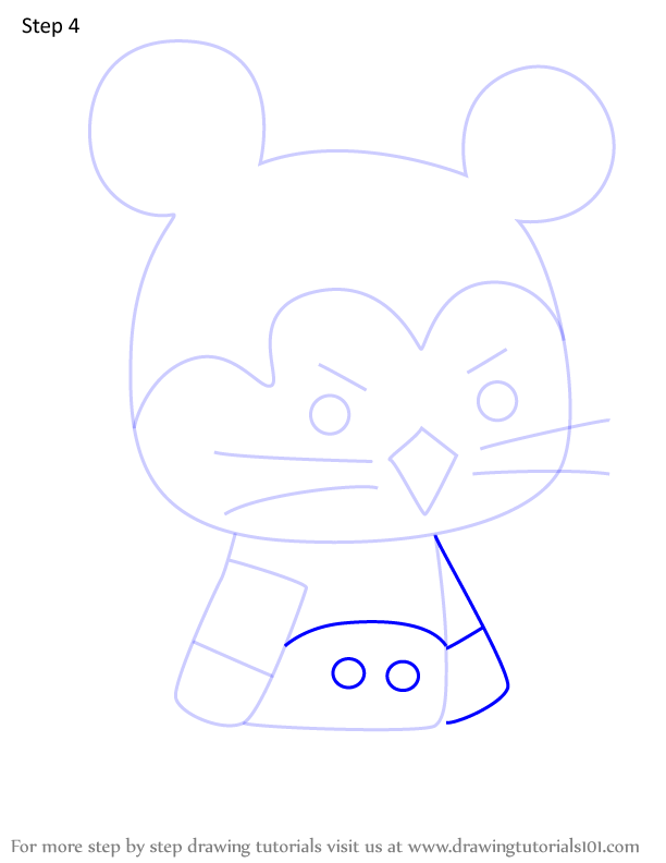 How to Draw Mouse man from StrikeForce Kitty (StrikeForce Kitty) Step ...