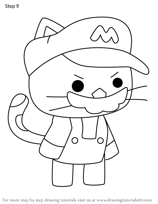 How to Draw Mr. White from StrikeForce Kitty (StrikeForce Kitty) Step ...