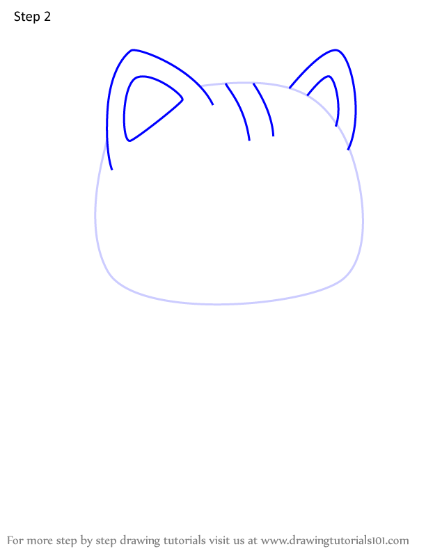 How to Draw Nya-Nya from StrikeForce Kitty (StrikeForce Kitty) Step by ...