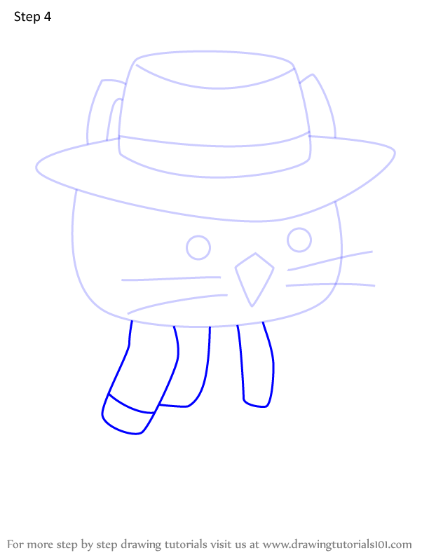 How to Draw Sheriff from StrikeForce Kitty (StrikeForce Kitty) Step by ...