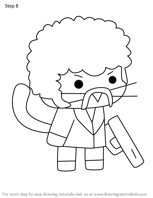 How to Draw Winfield from StrikeForce Kitty (StrikeForce Kitty) Step by ...