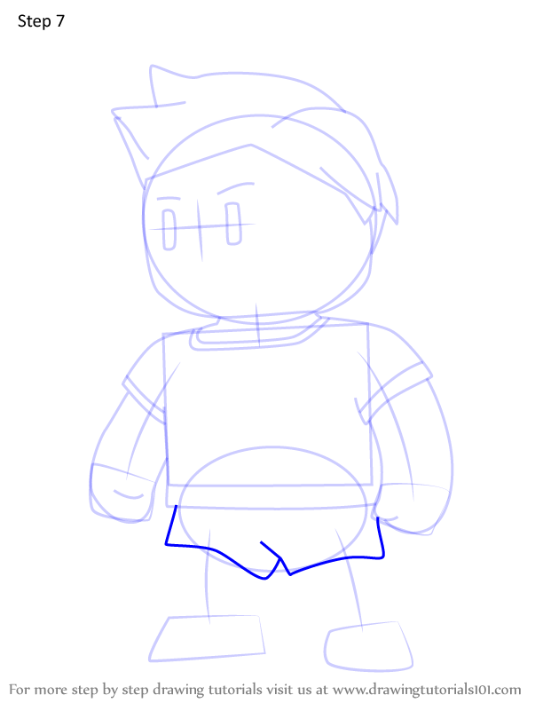 How to Draw Christiano Waldo from Stumble Guys (Stumble Guys) Step by ...