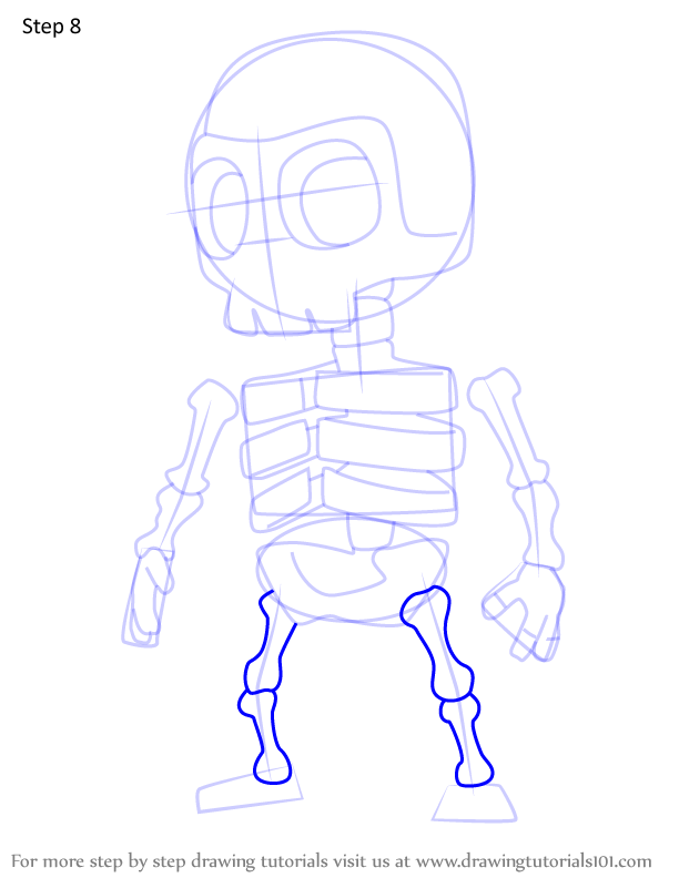 How to Draw Dry Bones from Stumble Guys (Stumble Guys) Step by Step ...