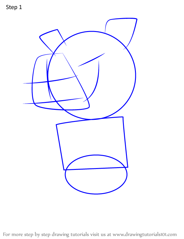 How to Draw Mr. Pig from Stumble Guys (Stumble Guys) Step by Step ...
