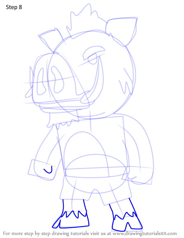 How to Draw Mr. Pig from Stumble Guys (Stumble Guys) Step by Step ...