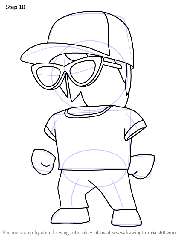 How to Draw Ms. Invisible from Stumble Guys (Stumble Guys) Step by Step ...
